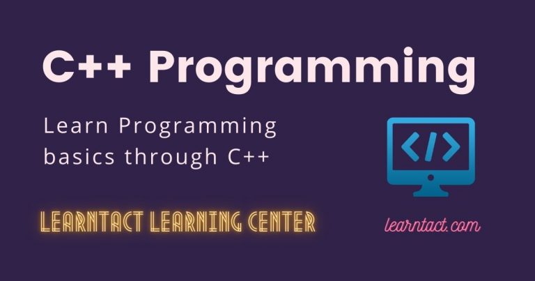 C++ Programming Course - LearnTact .com